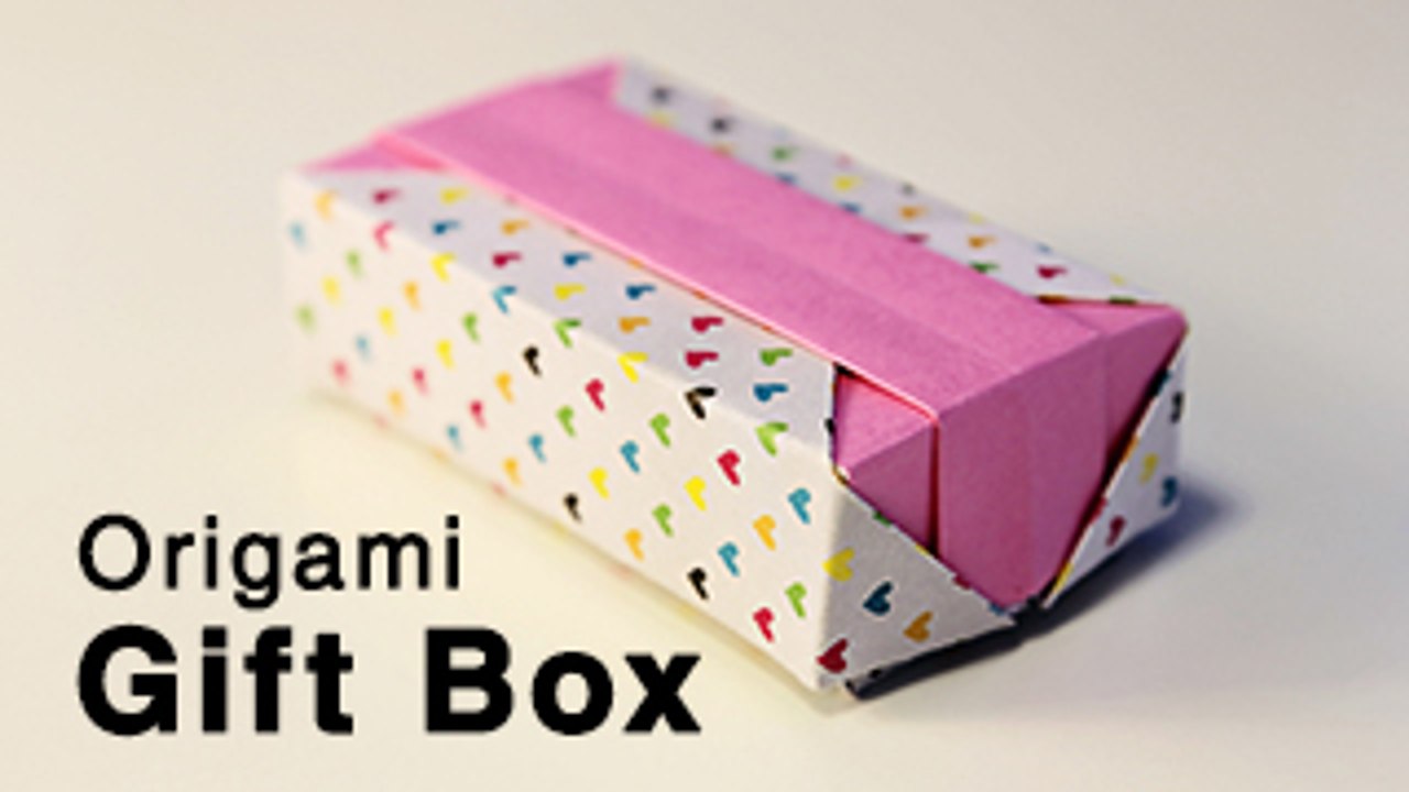 Origami Gift Box with Lid Tutorial - Advanced - video Dailymotion