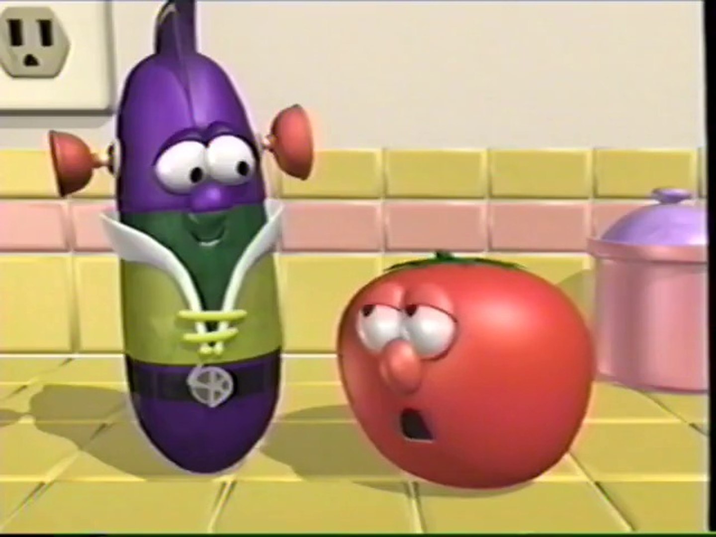 Veggietales Larryboy And The Fib From Outer Space Vhs