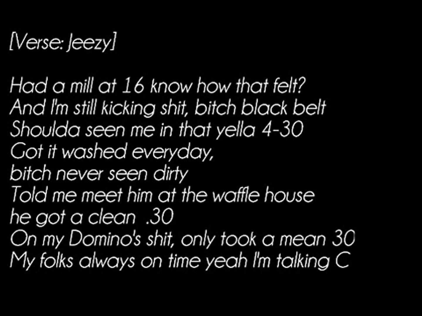 Rap Lyrics Freestyle Dirty