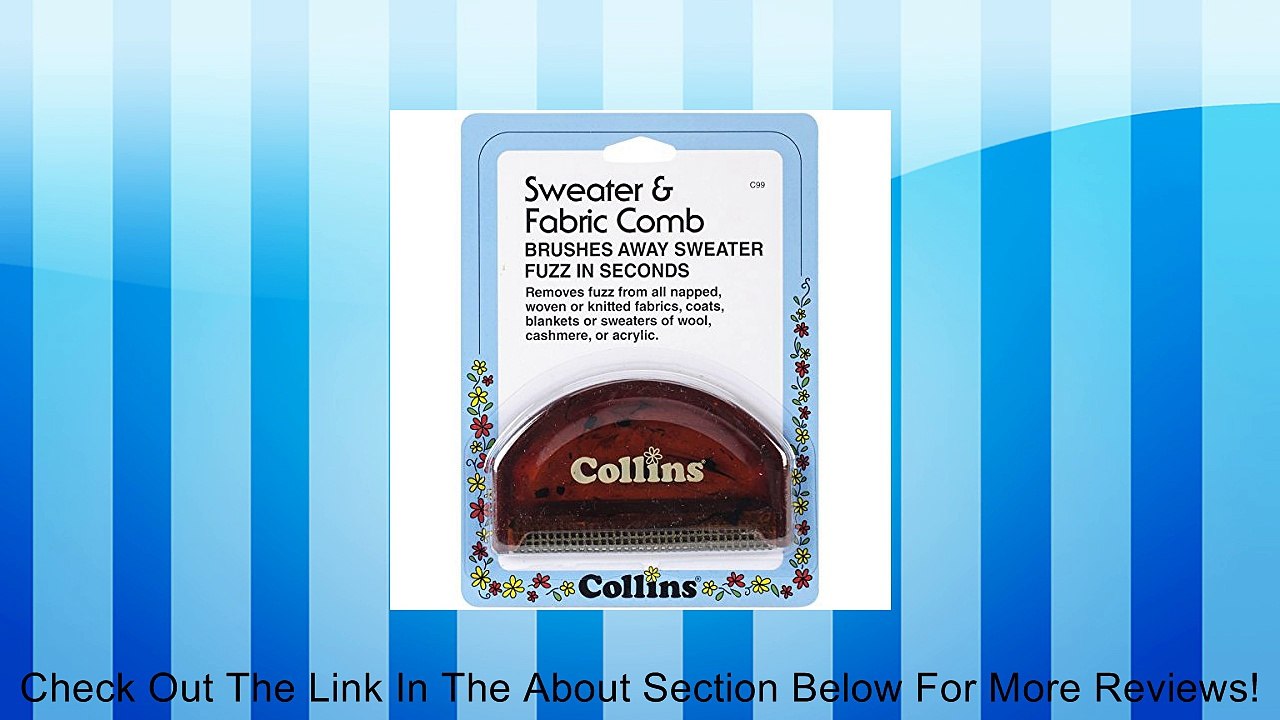 Dritz D-Fuzz-It Sweater and Fabric Comb Review - video Dailymotion