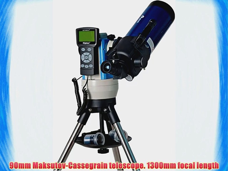 iOptron SmartStar-G-MC90 8804B GPS Telescope (Astro Blue) - video ...