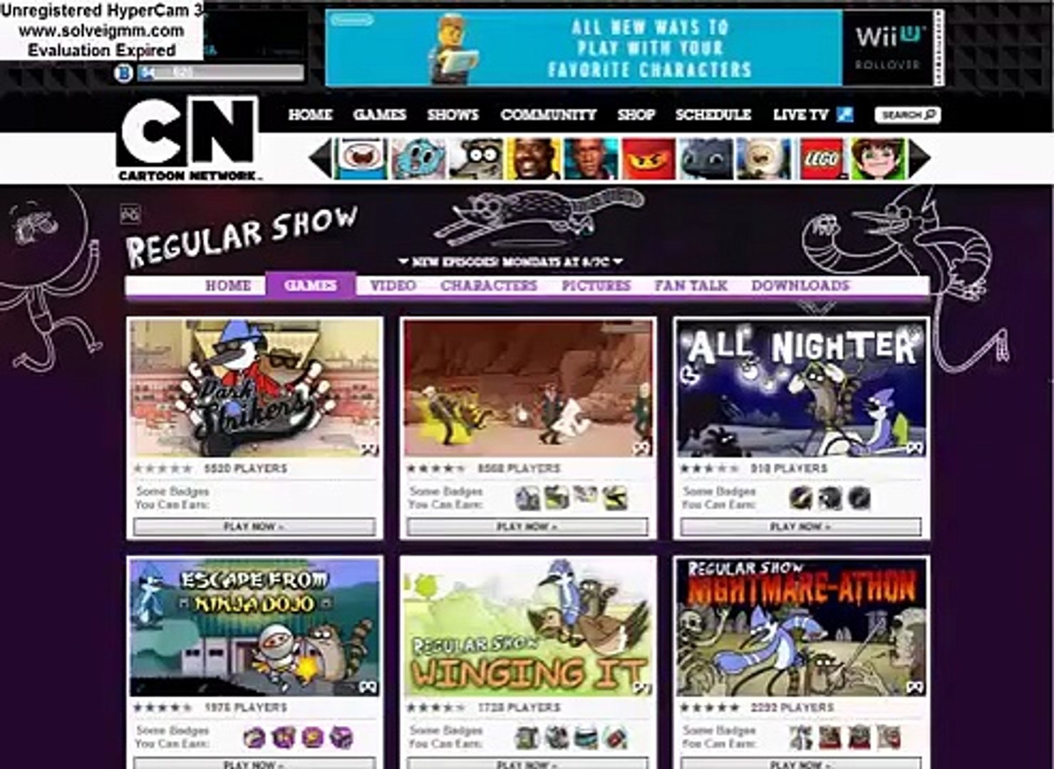 Cartoon Network Games Regular Show