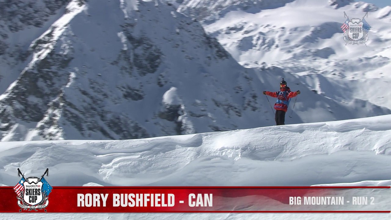 Rory BUSHFIELD (CAN) - Big Mountain run 2 - Swatch Skiers Cup 2015 ...