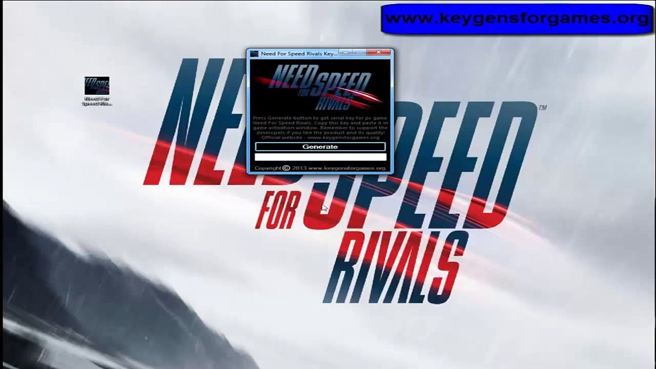 Need For Speed Rivals Serial keys for activation Game [générateur de ...