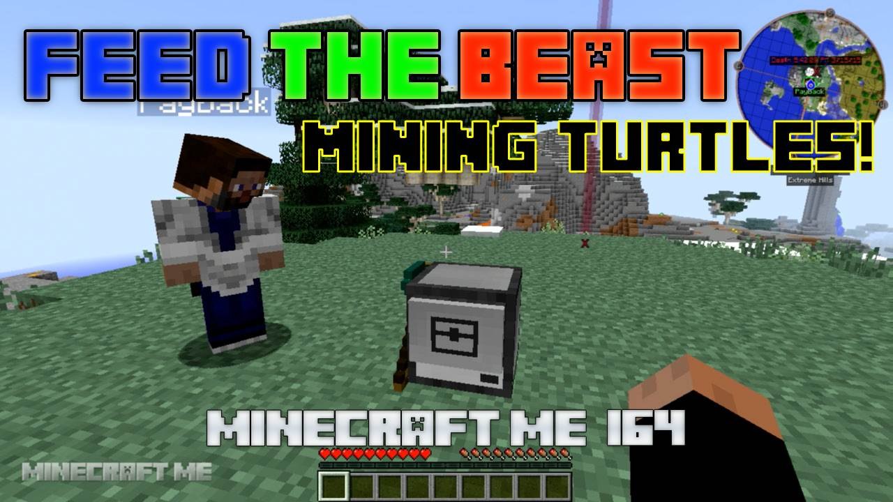 Minecraft Feed The Beast - Mining Turtles - video Dailymotion