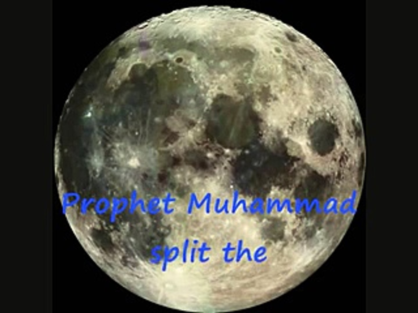 Miracles Of Allah On Moon