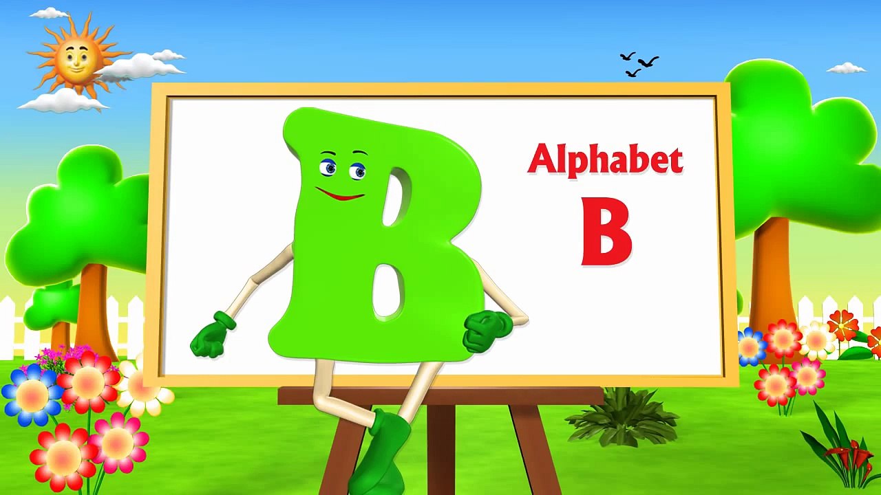 Letter B Song - 3D Animation Learning English Alphabet ABC Songs For ...