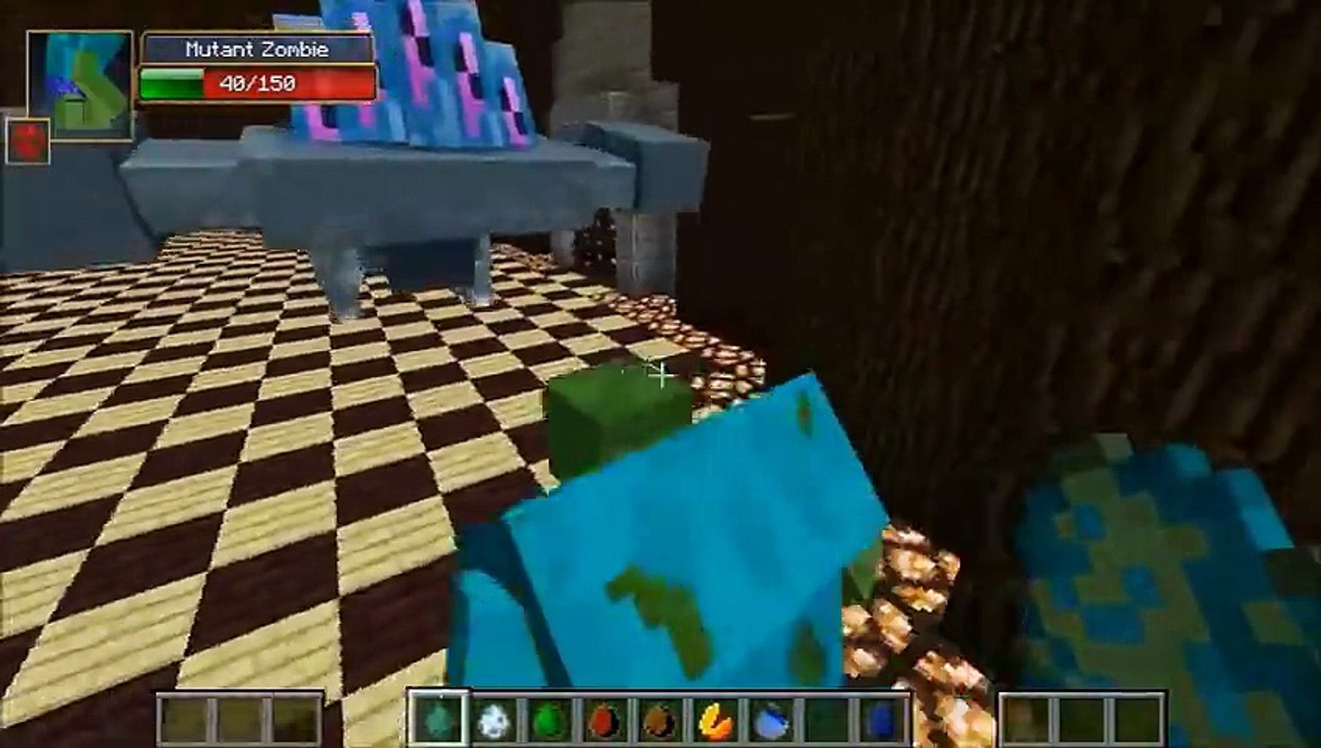 Minecraft Mutant Snow Golem Vs Mutant Zombie