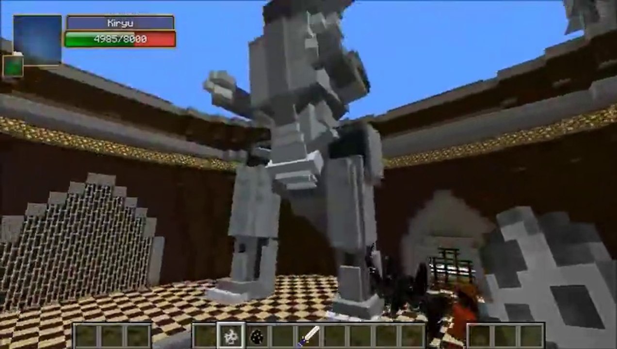 KIRYU (MECHAGODZILLA) VS NIGHTMARE - Minecraft Mob Battles - Godzilla ...