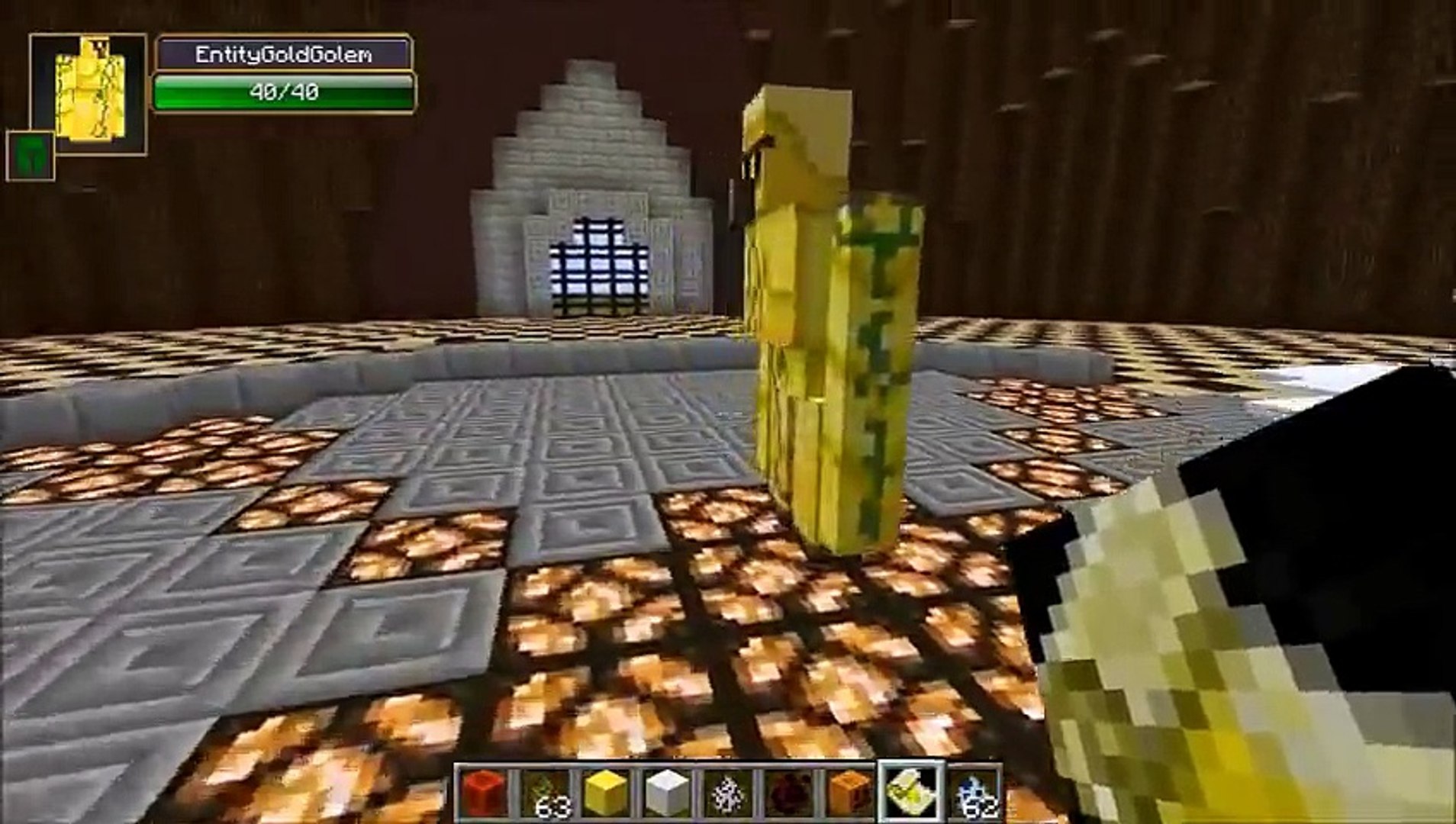 Minecraft Obsidian Golem Vs Mutant Zombie