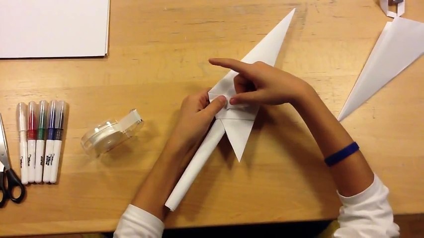 Origami Kunai Knife Instructions