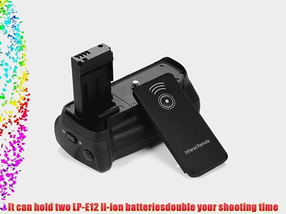 DBK? Vertical Battery Grip for Canon EOS 100D Rebel SL1 - video Dailymotion