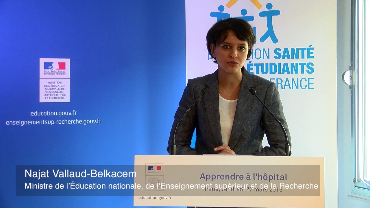 [ARCHIVE] « Apprendre à l’hôpital » : visite de Najat Vallaud-Belkacem ...