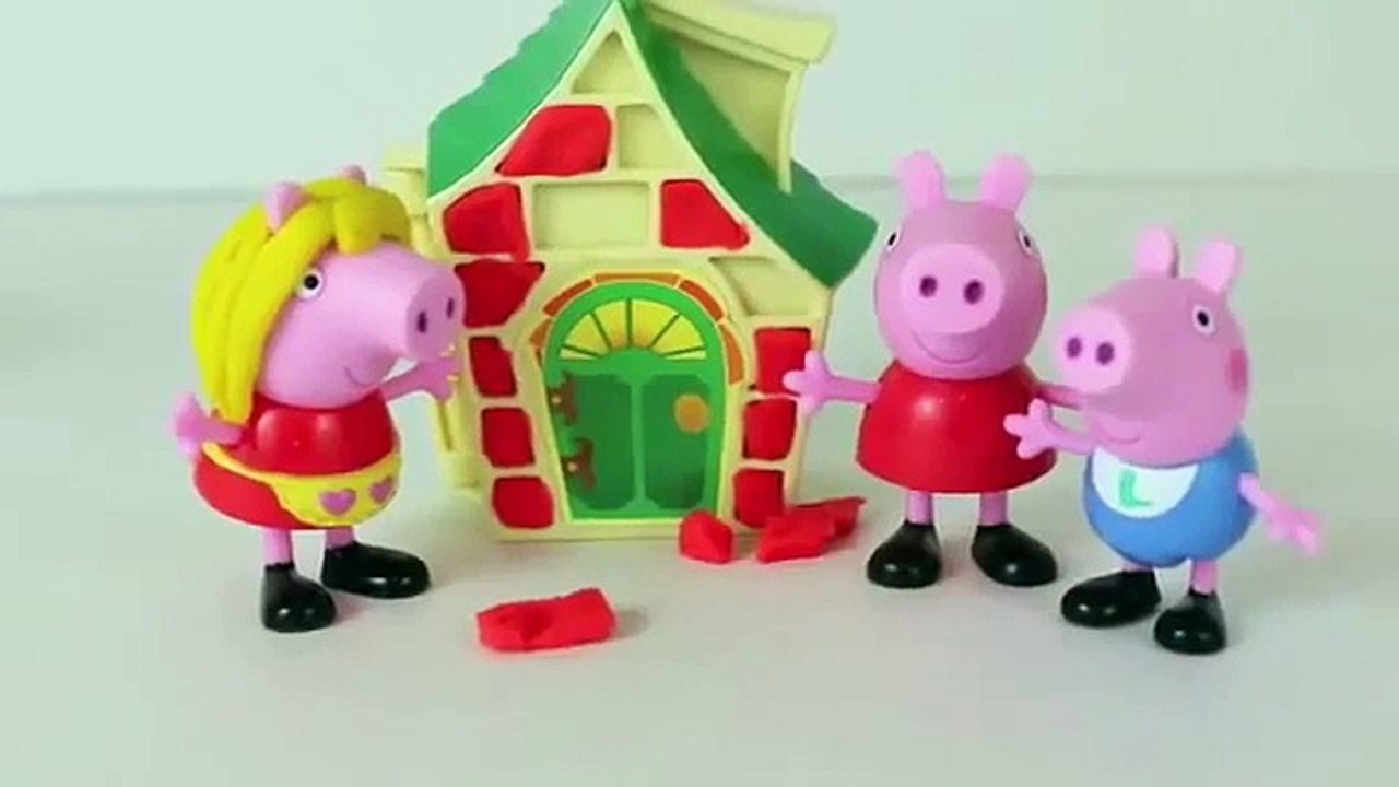 Peppa Pig Story of The Three Little Pigs Play Doh Set with Peppas ...
