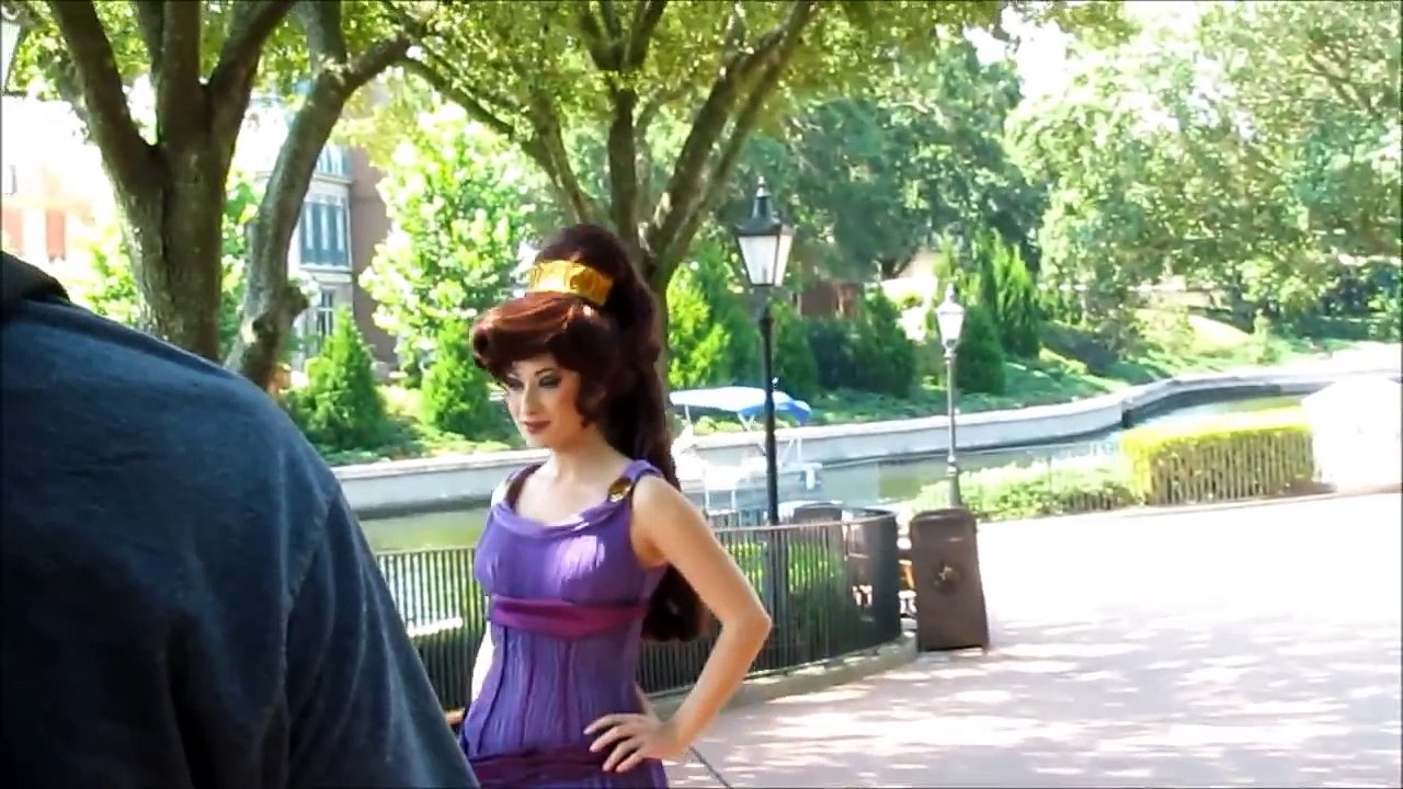 Megara Meg from Hercules in rare meet & greet at Epcot International ...