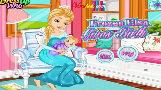 Frozen Elsa Gives Birth - Pregnant Elsa baby birth in hospital game ...