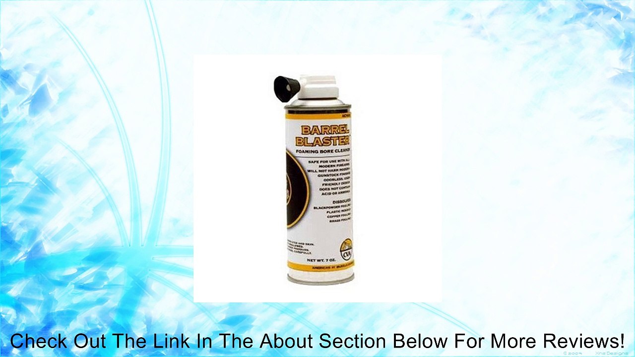 CVA Barrel Blaster Foam Bore Cleaner Review - video Dailymotion