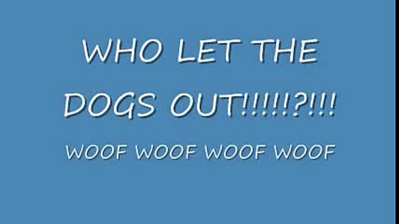 Baha Men - Who Let The Dogs Out Lyrics - video Dailymotion
