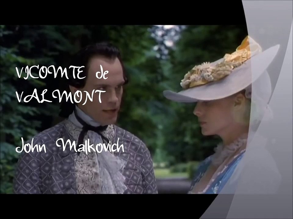 John Malkovich as Vicomte de Valmont, Dangerous Liaisons - video Dailymotion