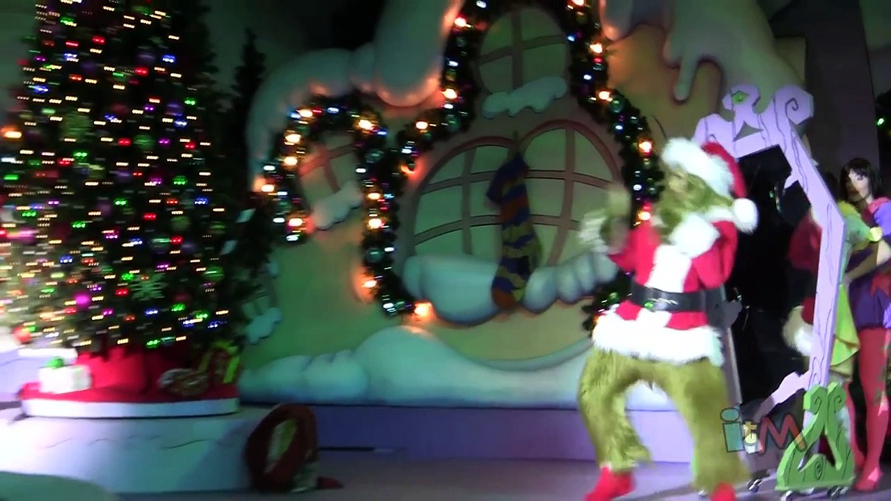 You're a Mean One Mr. Grinch song during the Grinchmas Musical 2013 at ...