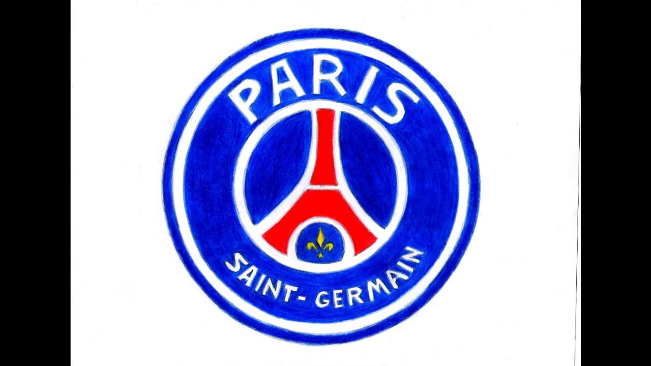 Comment dessiner le logo PSG - Paris Saint Germain - Como desenhar ...