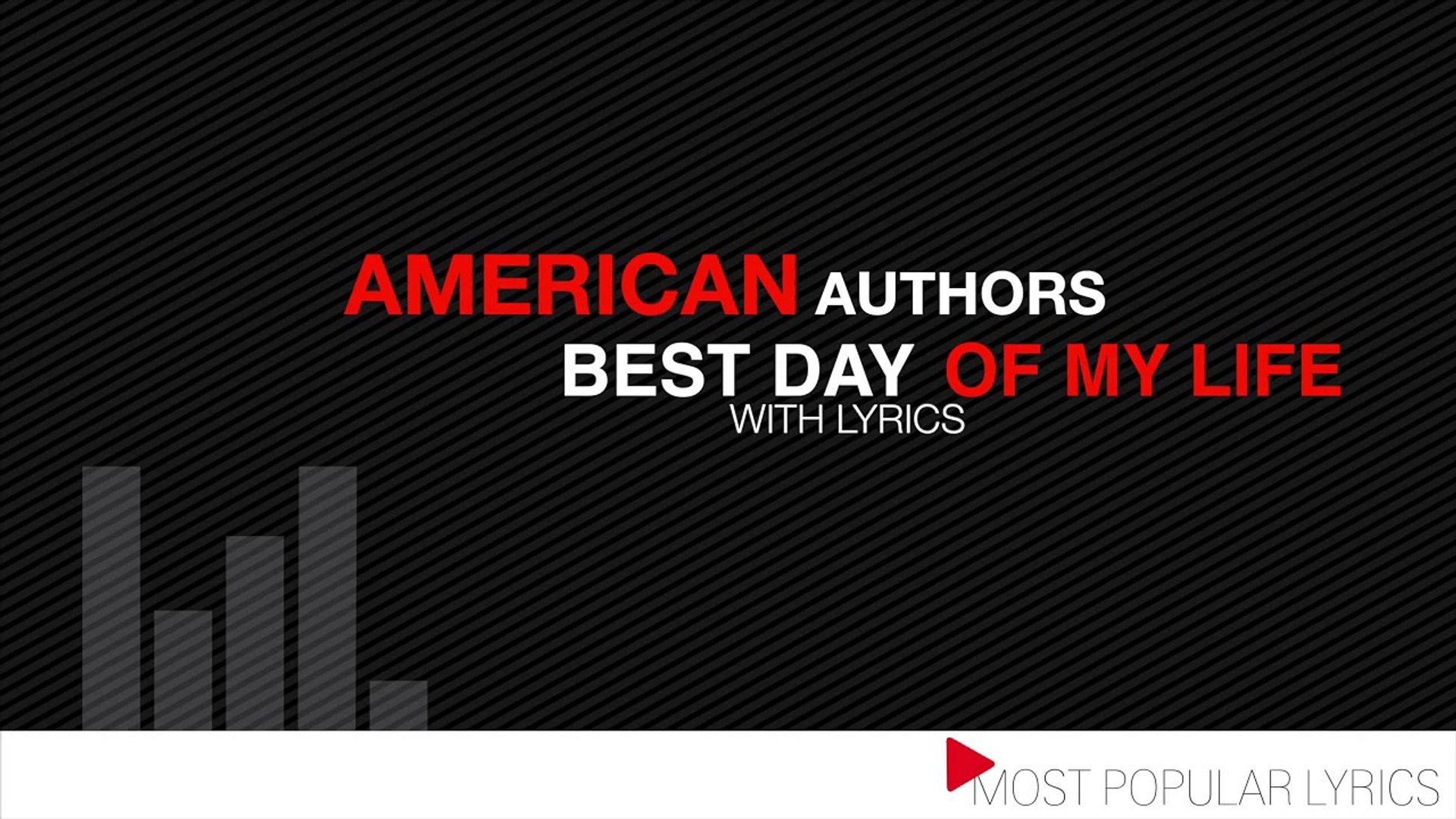American Authors Best Day Of My Life Lyrics