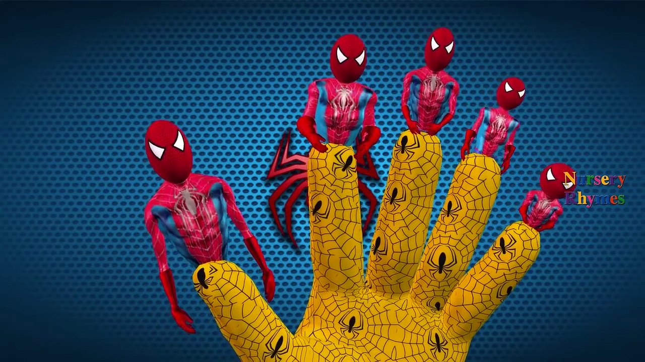 Finger Family Nursery Rhymes Spiderman Cartoons Hulk | Ironman Finger ...