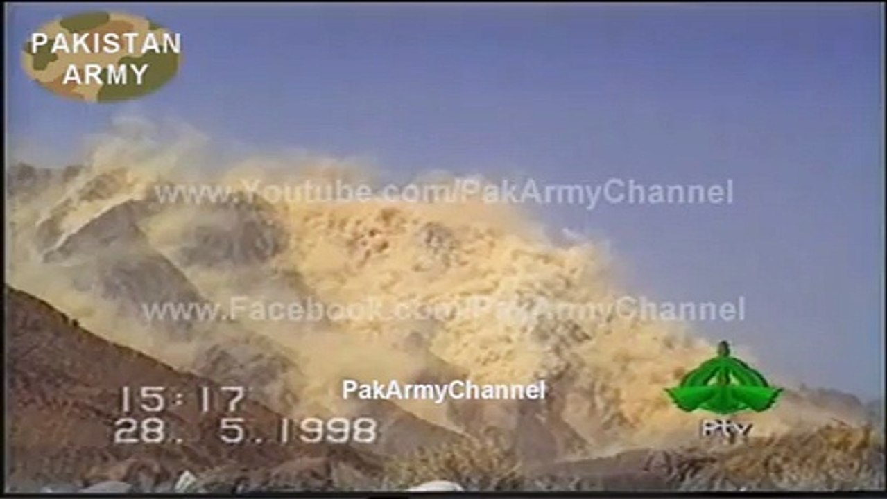 Pakistan's Nuclear Test in Chaghi- May 28, 1998 - video Dailymotion
