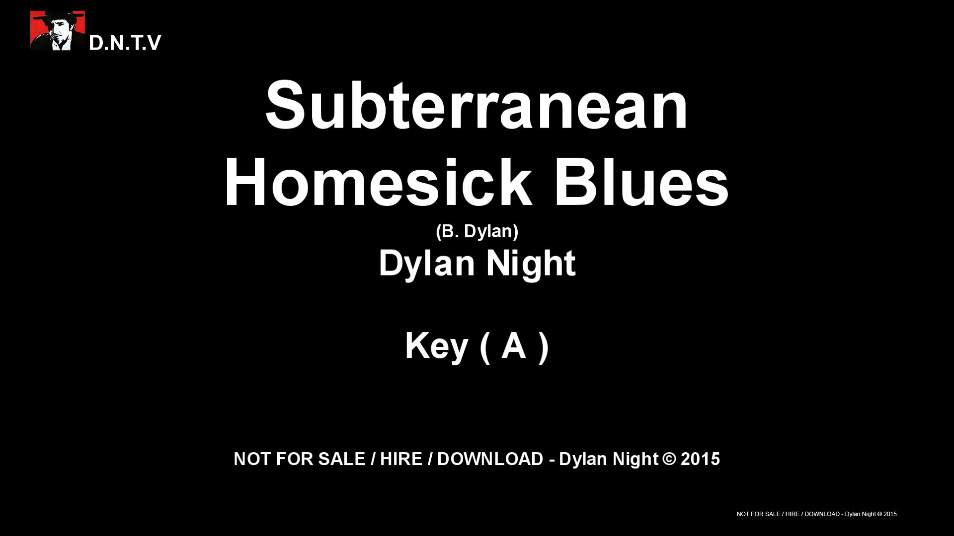 Bob Dylan Subterranean Homesick Blues Lyrics
