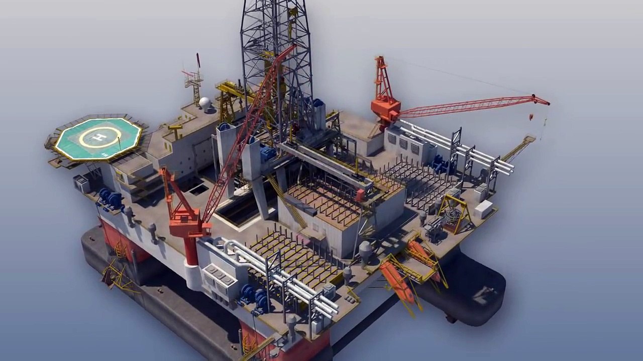 Oil and Gas - 3D Animation - Drilling Rig - Video Dailymotion