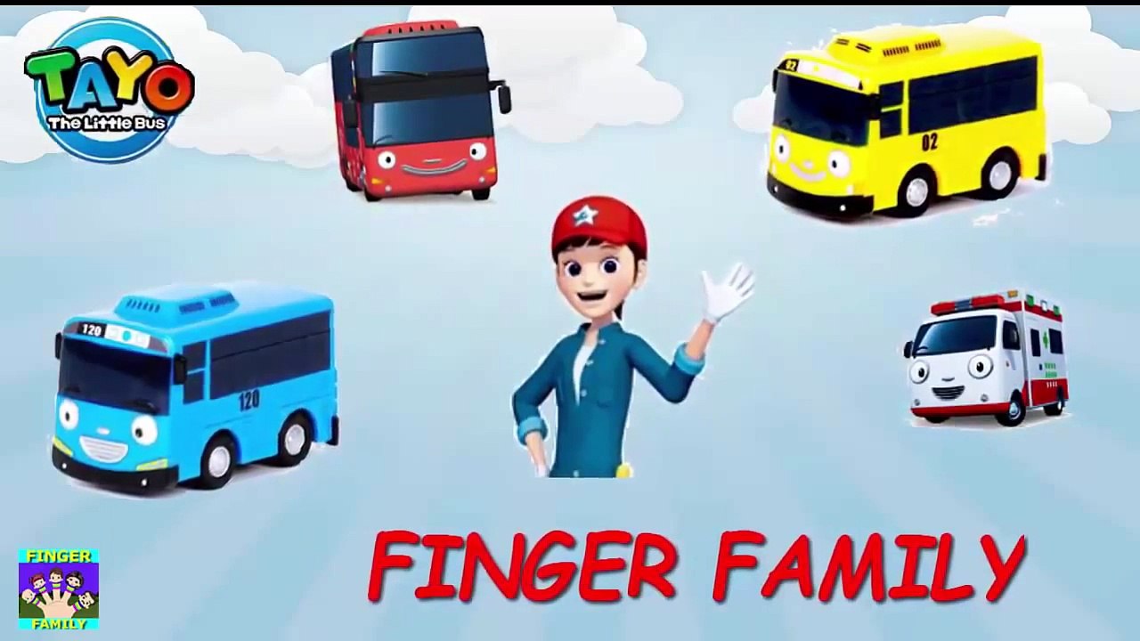 Tayo The Little Bus Finger Family Song | Dady Finger Song For Children ...