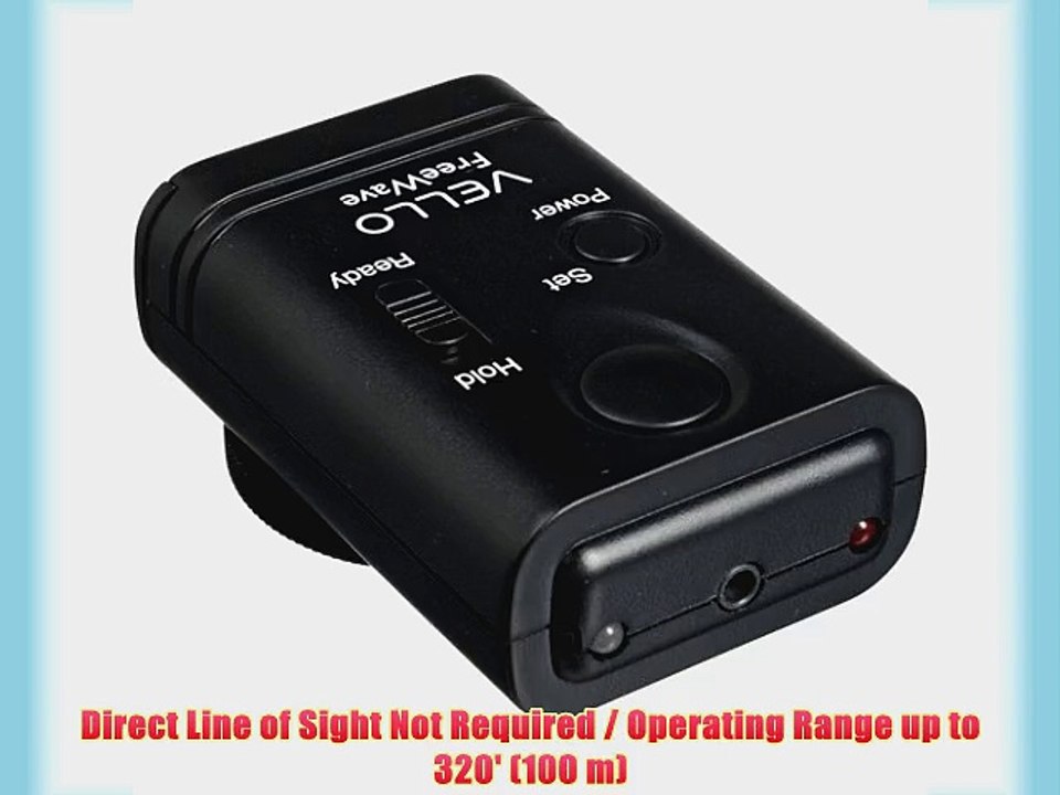 Vello FreeWave Wireless Remote Shutter Release for Nikon DC-2 Connection - Canon EOS:60D - video ...
