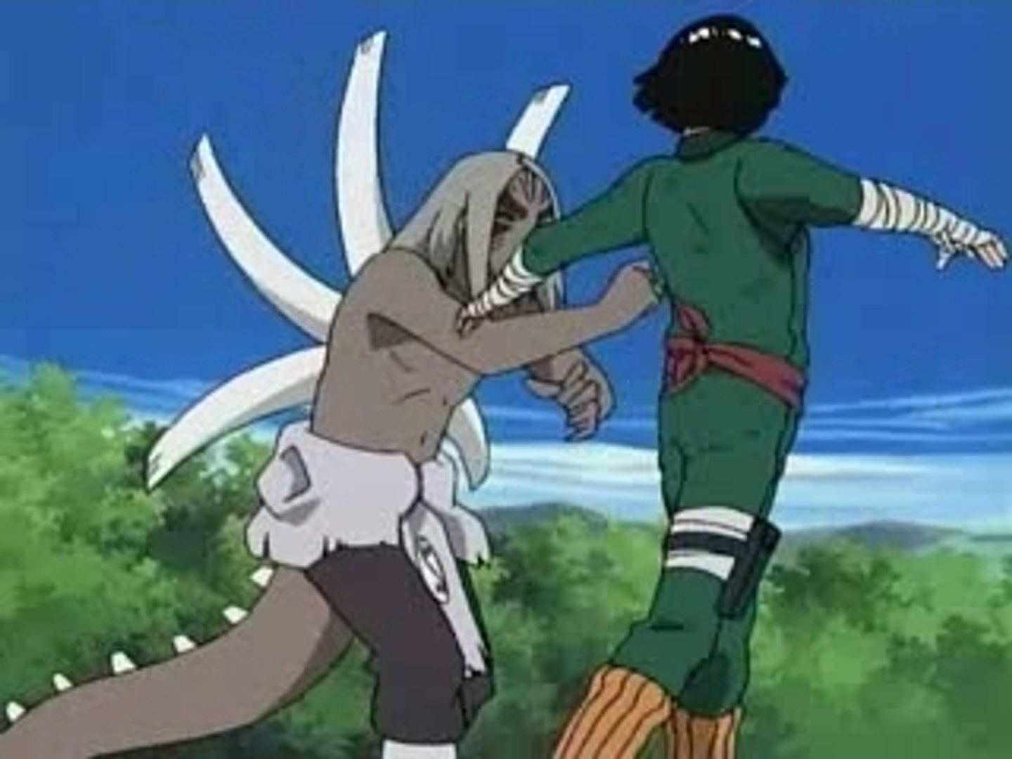 Naruto Kimimaro Vs Gaara