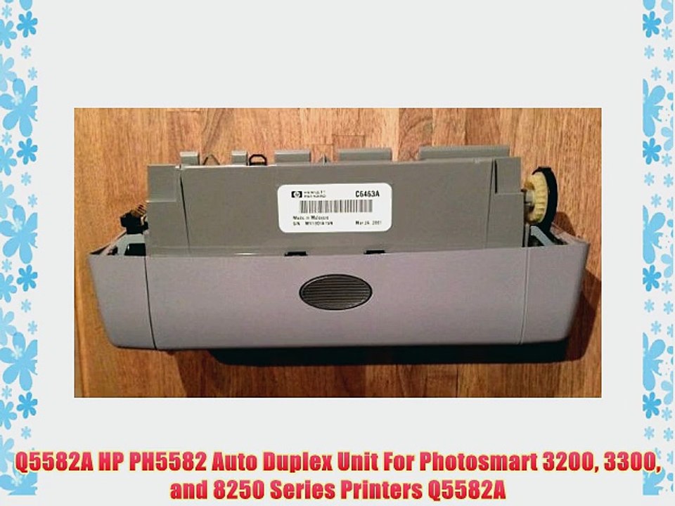 Q5582A HP PH5582 Auto Duplex Unit For Photosmart 3200 3300 and 8250 ...