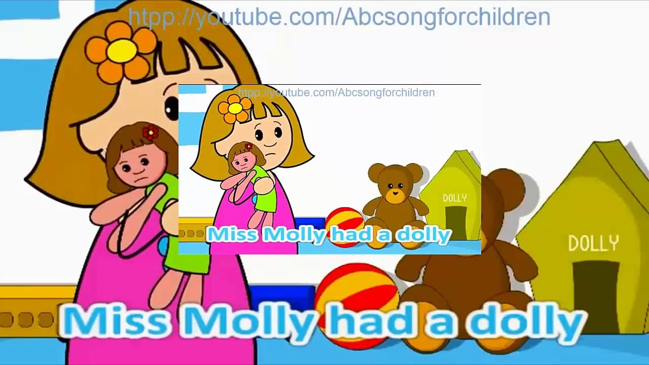 Miss Molly had a dolly / Animation - Cartoon / Abc songs for children ...