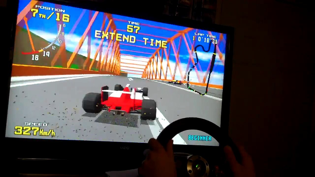 MAME Racing Games with 270 Degree Wheel 1/3 - video Dailymotion