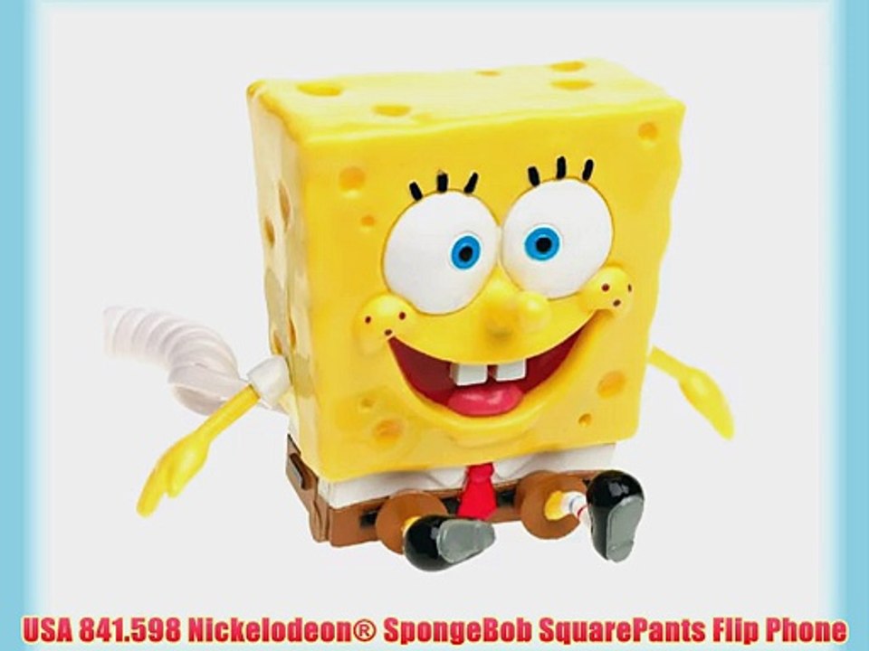 USA 841.598 Nickelodeon? SpongeBob SquarePants Flip Phone - video ...