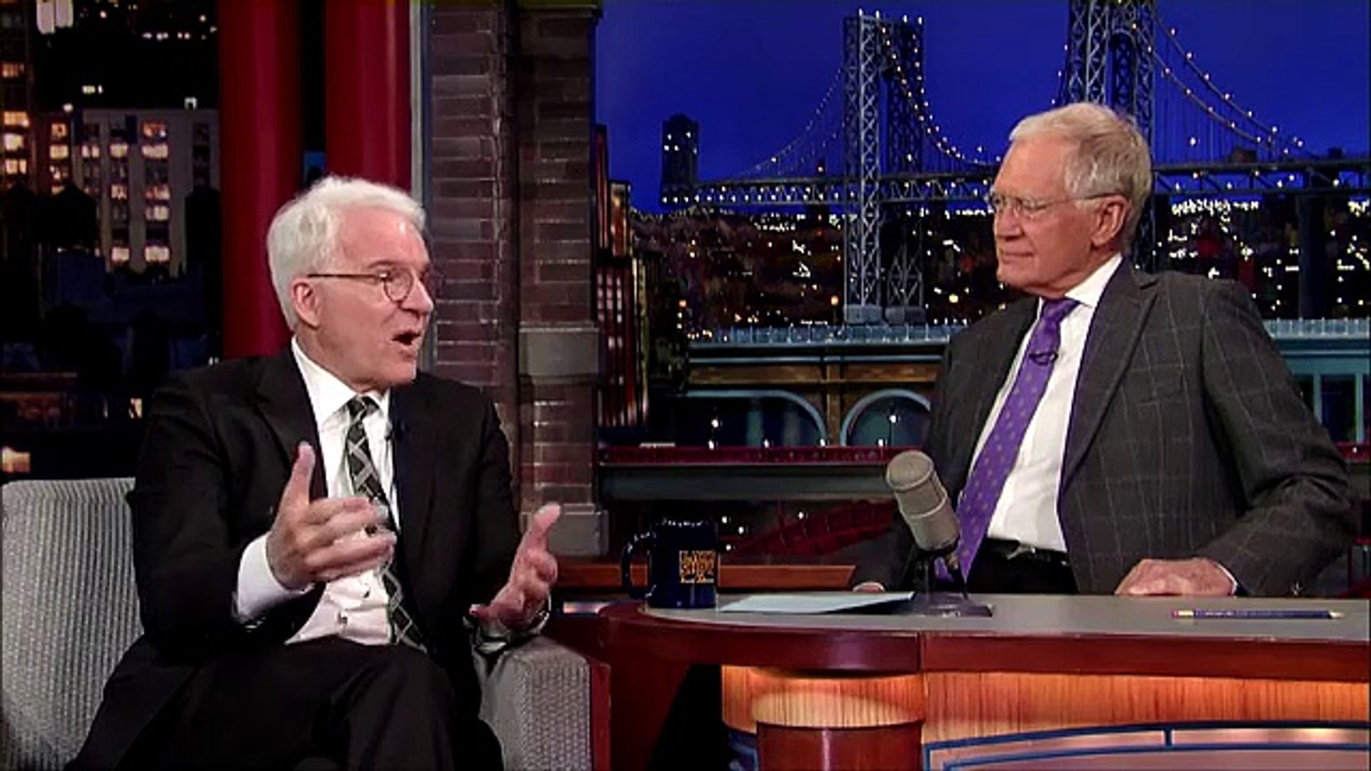 Steve Martin Letterman Show