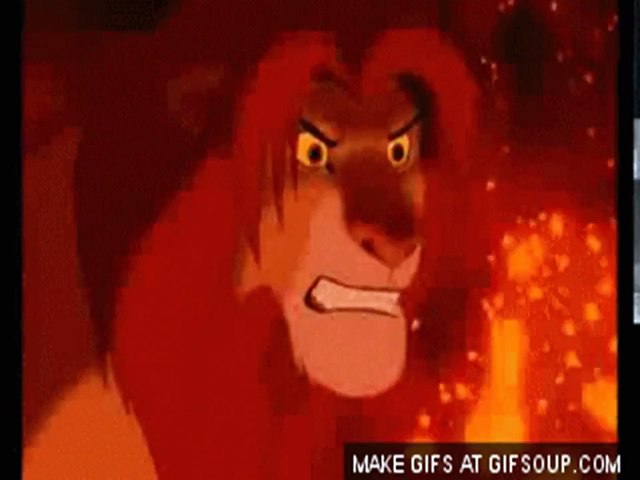 Lion King Simba And Scar Fight