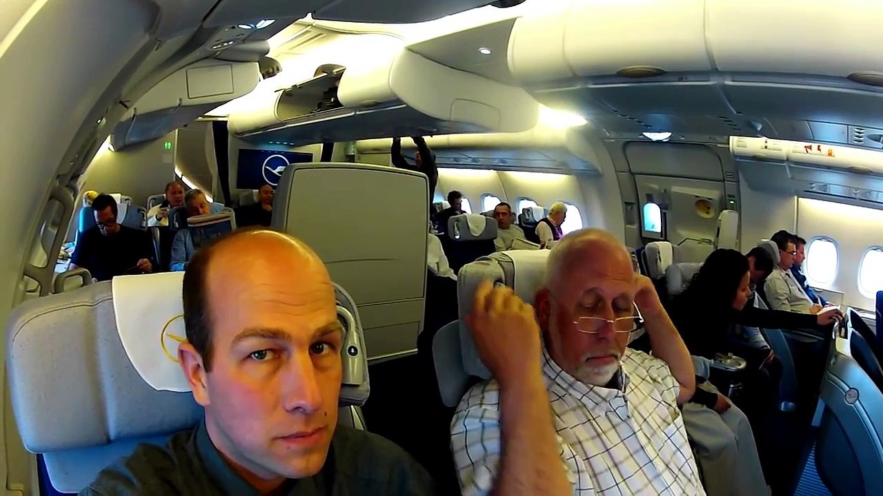 Lufthansa A380 LH 463 Business-Class Flug Miami ( MIA ) Frankfurt ( FRA ) - video Dailymotion