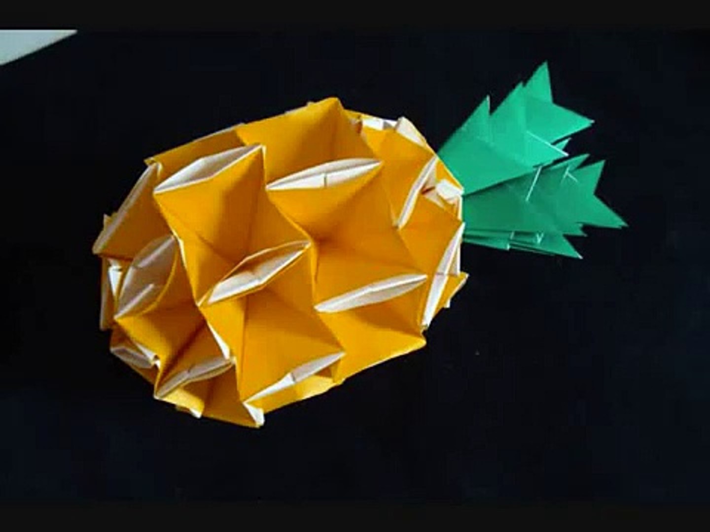 Origami Pineapple How To Make Tissue Paper Pineapple Pouf & Flamingo
