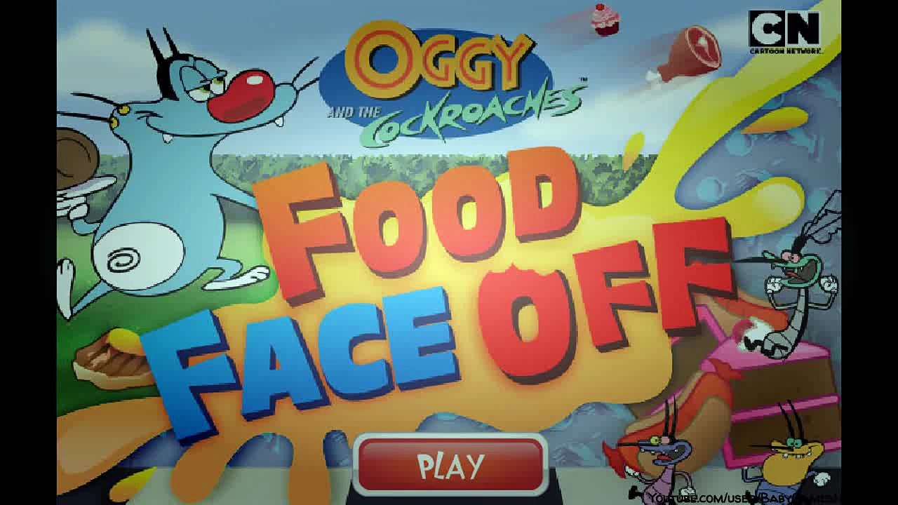 Oggy and the Cockroaches | Funny English Game | Food Face Off - video ...