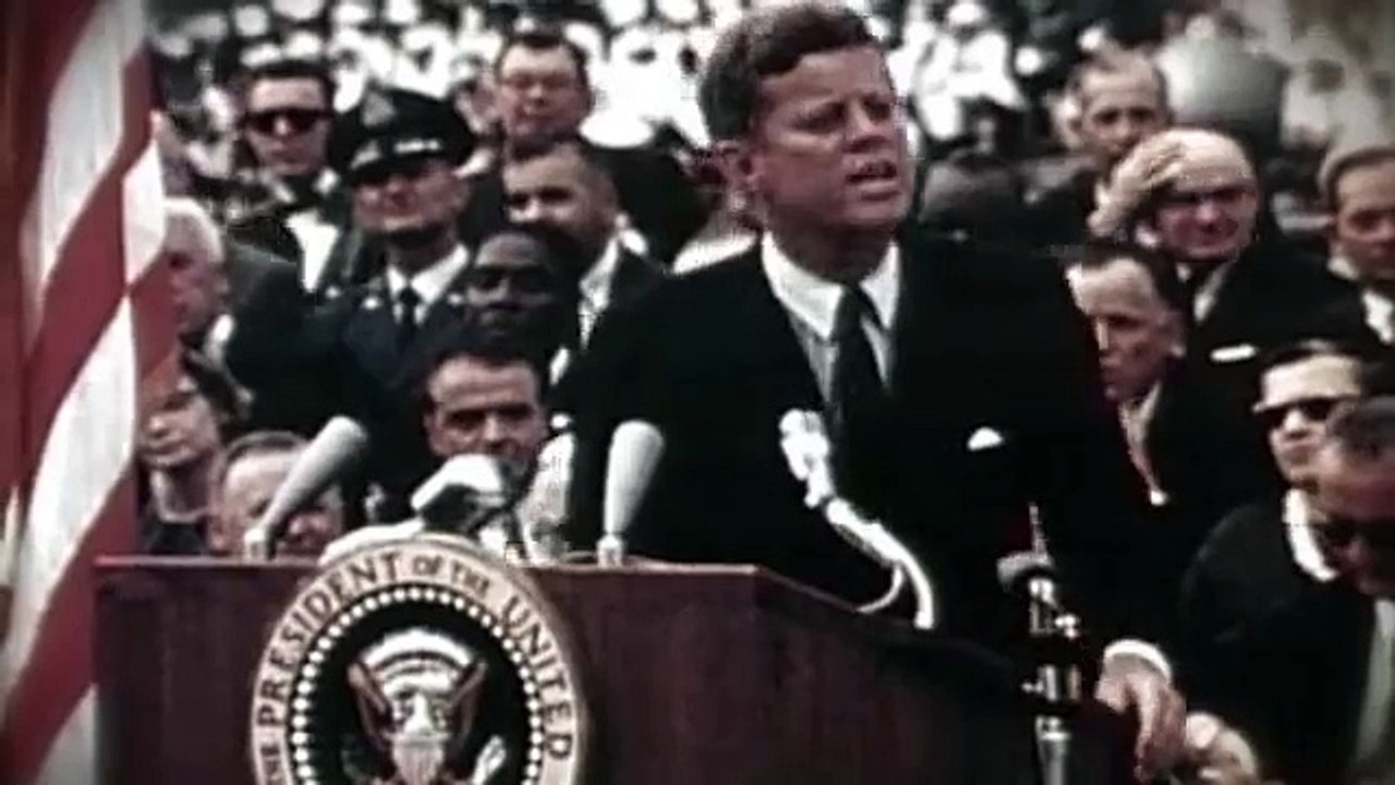 John F. Kennedy: "We choose to go to the moon" speech - video Dailymotion