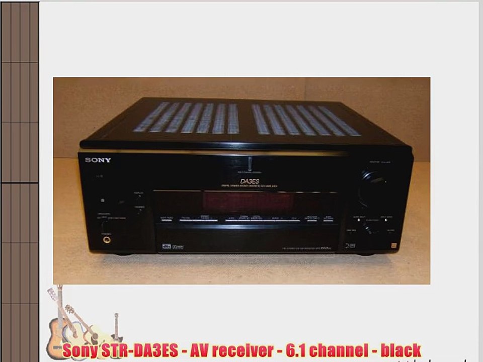 Sony STR-DA3ES - AV receiver - 6.1 channel - black - video Dailymotion