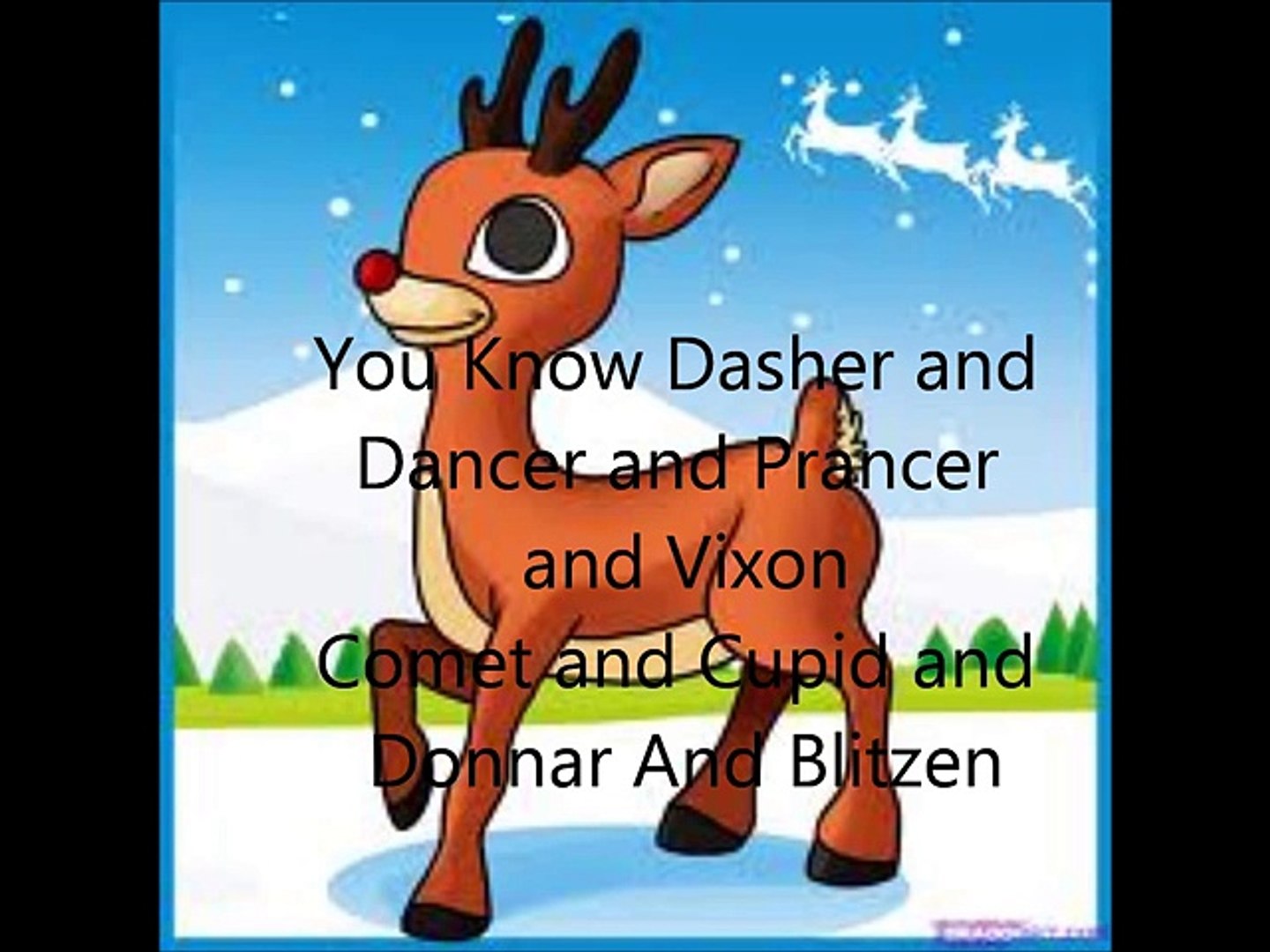 Rudolph The Red Nosed Reindeer Blitzen