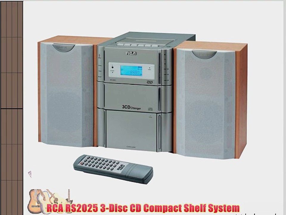 RCA RS2025 3-Disc CD Compact Shelf System - video Dailymotion