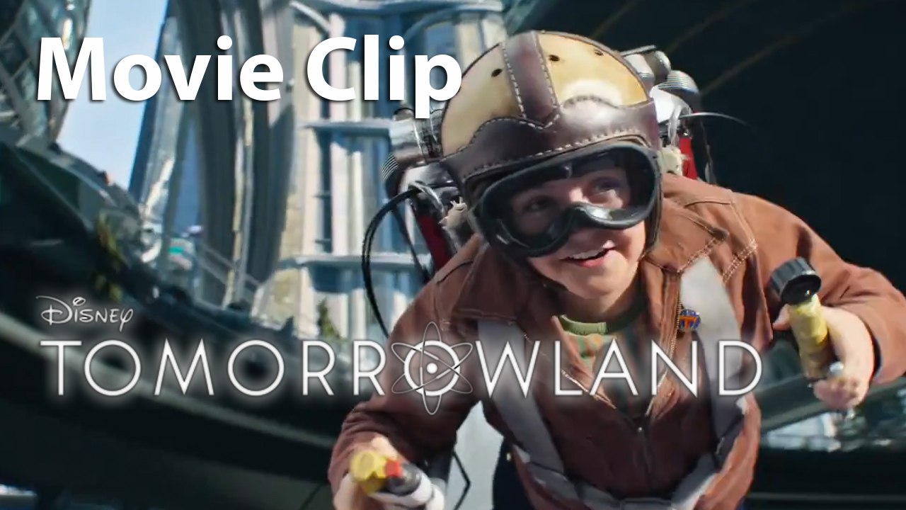 TOMORROWLAND - Movie Clip "Jet Pack Ride" [Full HD] (Disney / Britt ...