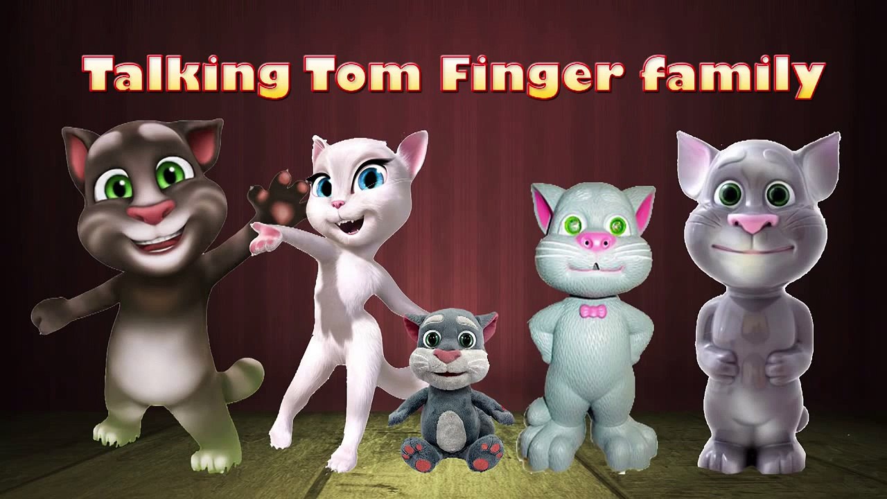 Finger Family (Talking Tom Finger Family) Nursery Rhyme Finger Family ...