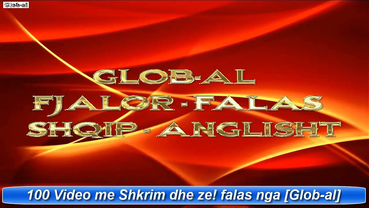 Fjalor "Shqip - Anglisht" Mësimi 1 HD [Glob-al] Më i thjeshti dhe më i ...