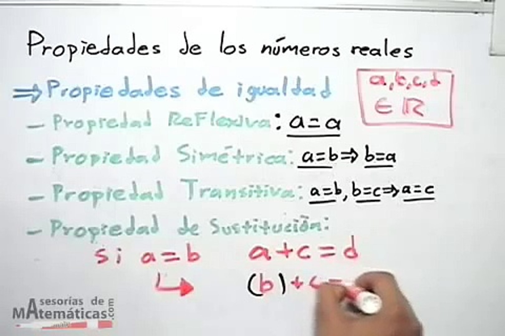 Propiedades De Los Números Reales Ejemplos